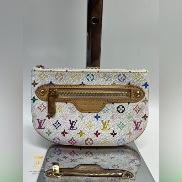 Louis Vuitton | Bags | Louis Vuitton Pochette Mm Coin Purse Multi Color ...